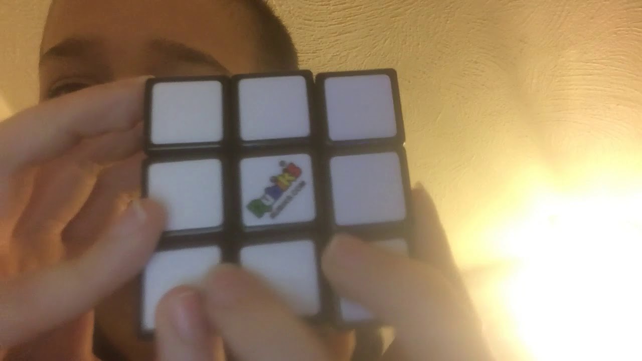 Checker bord pattern of Rubik's cube 3by3. Super easy tutorial for ...