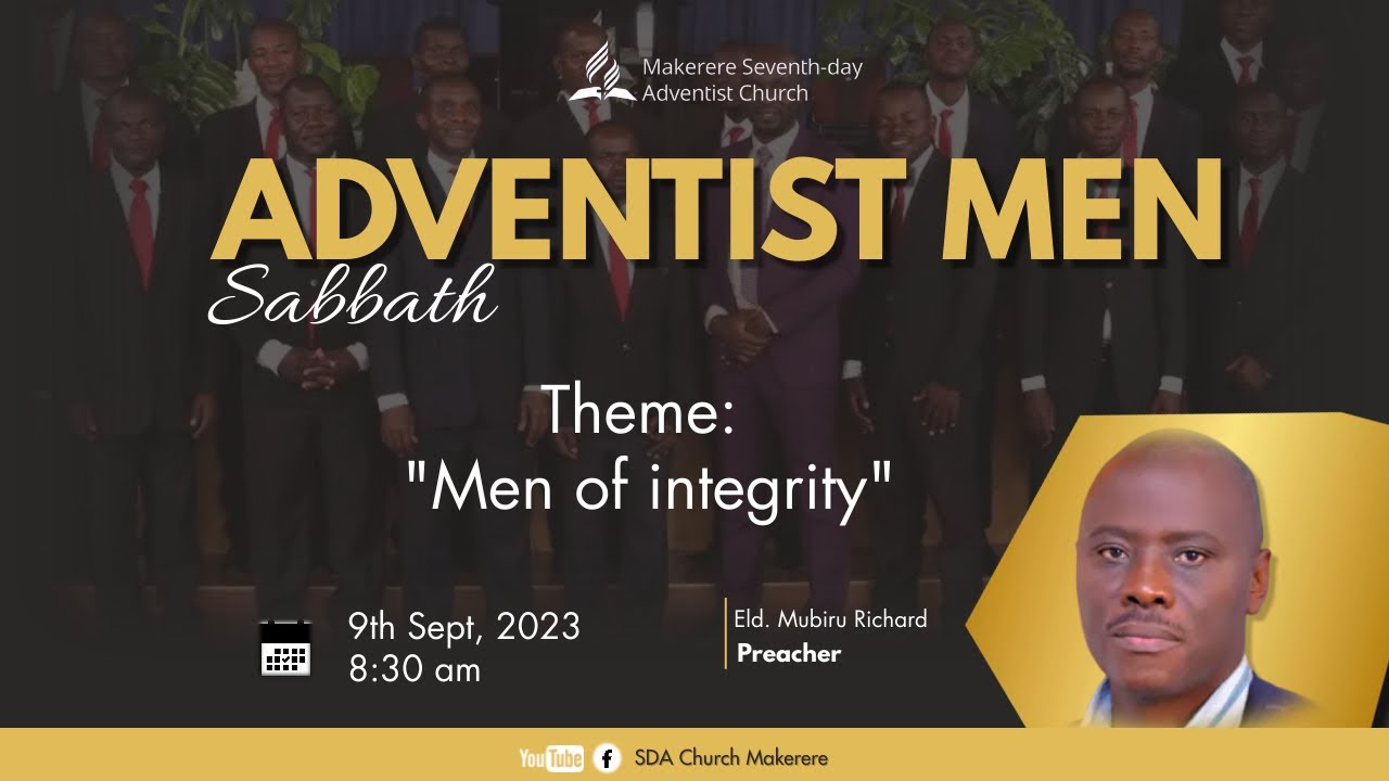 Adventist men Sabbath || Eld Mubiru Richard || Men of Integrity - YouTube