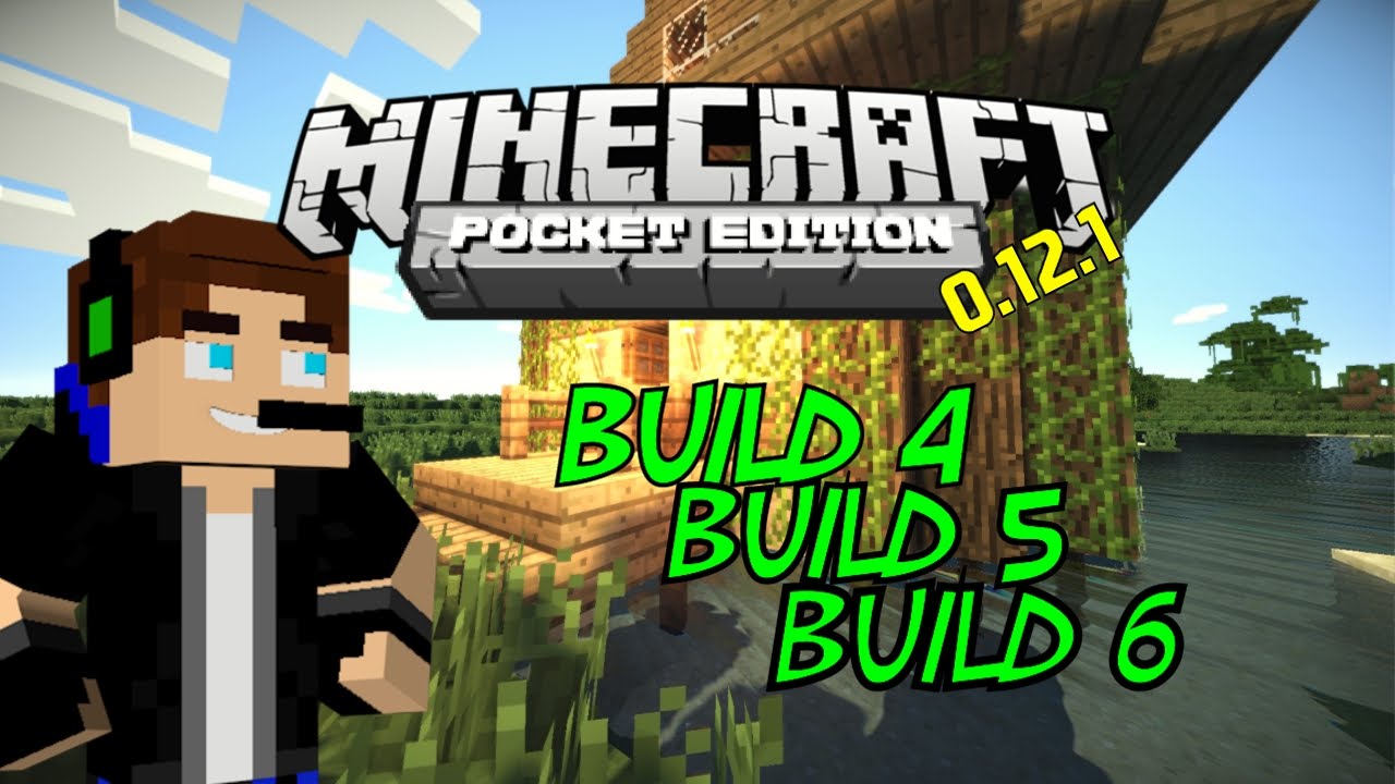Minecraft PE 0.12.1 Builds [4,5 e 6] FREE DOWNLOAD !!!!!!!! - YouTube