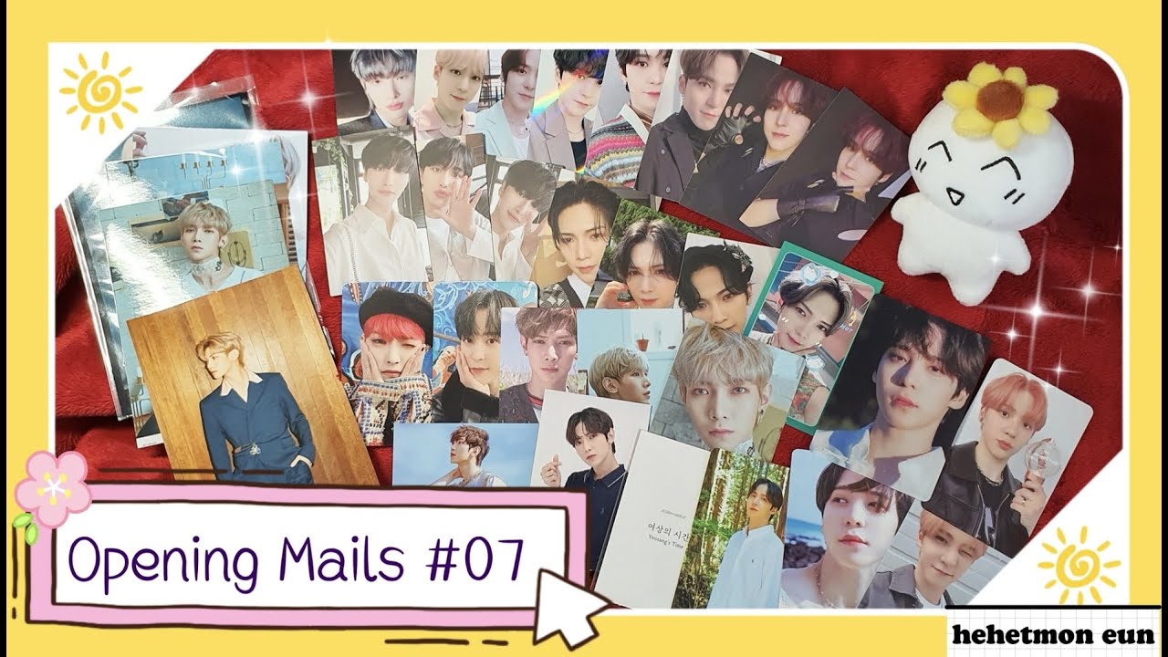 Opening Mails ️ #07 (HEHETMON! And many ATEEZ Yeosang & Yunho cards ...