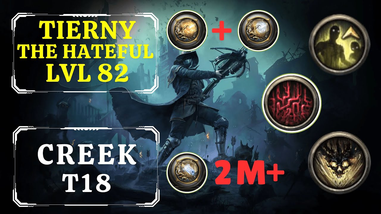 BOSS FIGHT: TIERNEY, THE HATEFUL LVL 82 | CREEK T18 | FROST EXPLOSIVE SHIT MERC | 2M ...