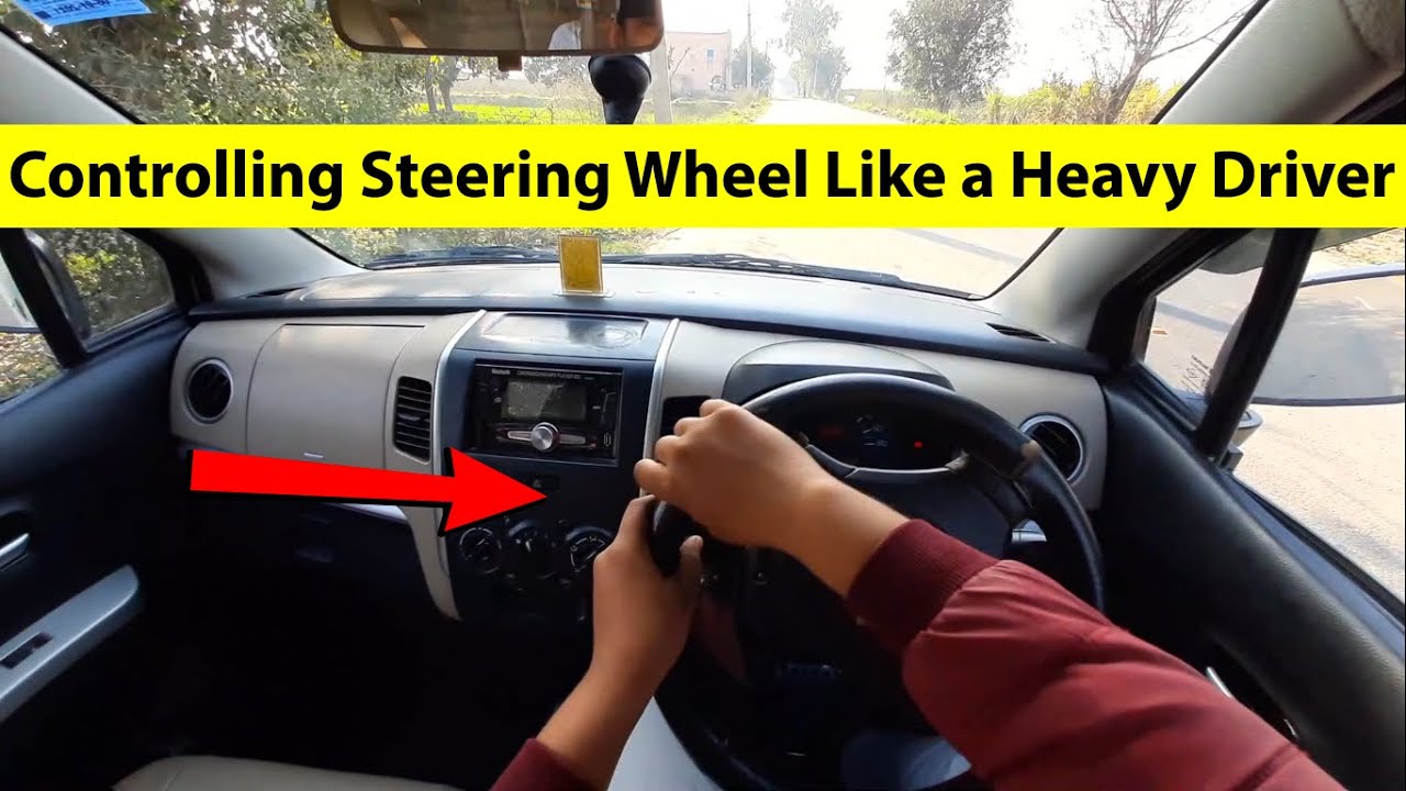 Amazing skills 🔥🔥 Learn Controlling Steering Wheel like a Heavy Driver ...