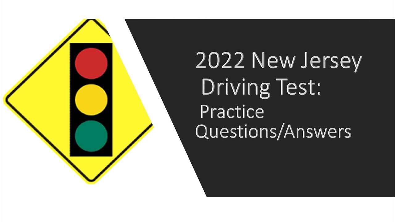 DMV Driving Test (New Jersey) - Practice Test (Question/Answers) - YouTube