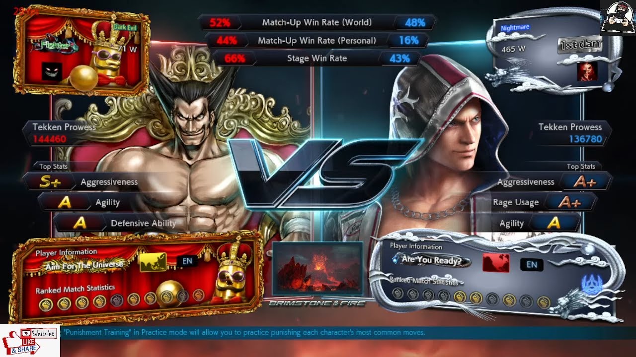 Tekken 7 playing on keyboard #online #multiplayergame - YouTube