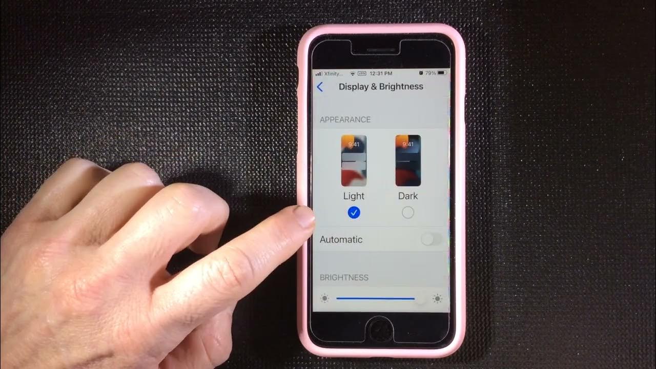 How to set Bold Text for an Apple phone - YouTube
