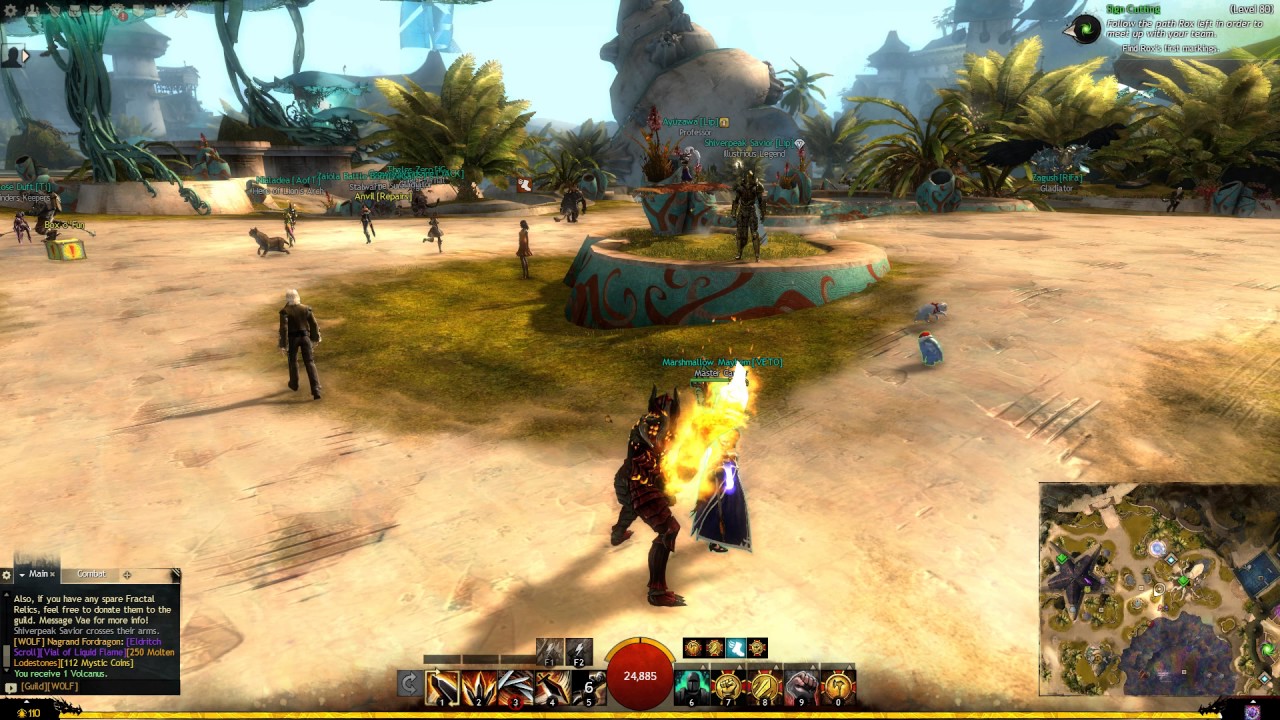 Guild Wars 2: Volcanus preview with Warrior - YouTube
