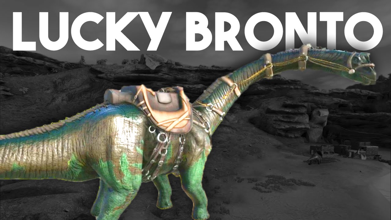 ARK Survival Evolved Gameplay :: LUCKY BRONTO - YouTube