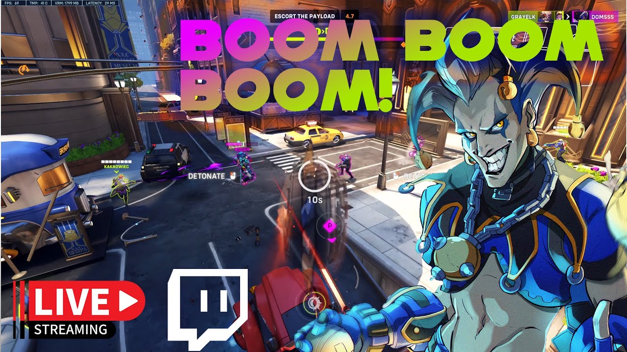 Overwatch Live BOOM! - YouTube