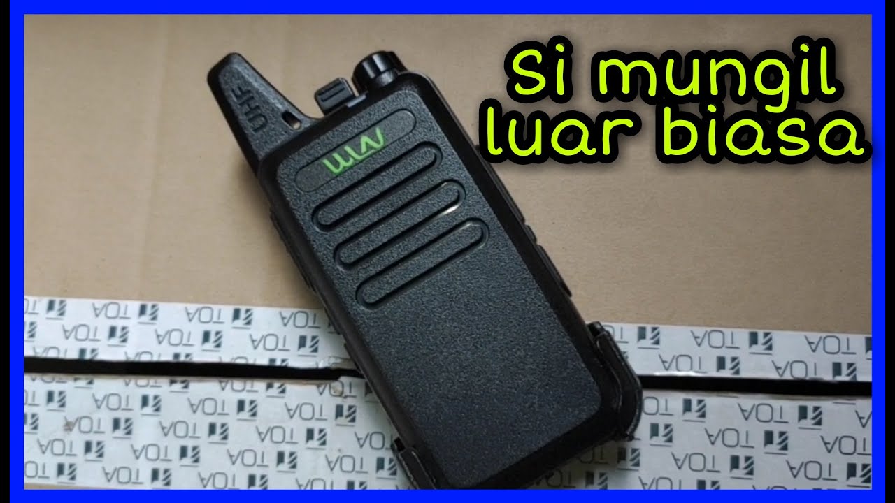 HT WLAN harga murah suara jernih, pas untuk dinas harian - YouTube