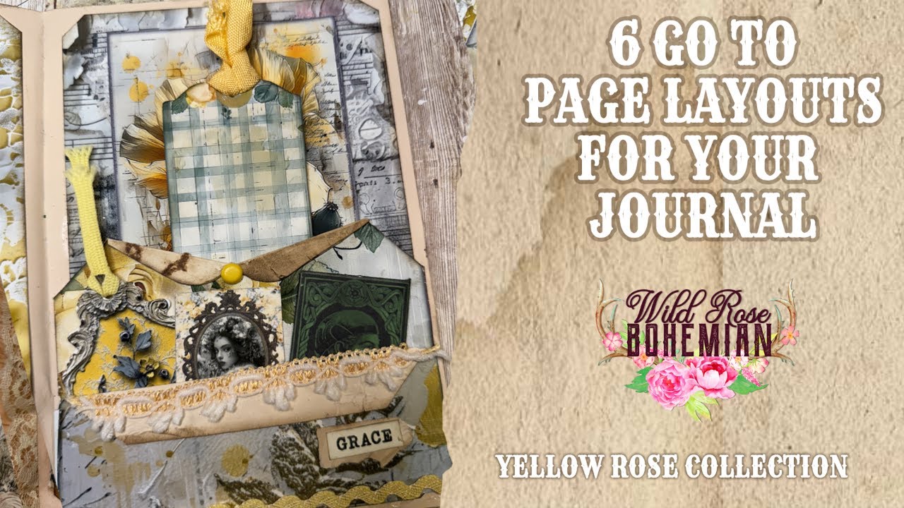 Beginner Tutorial 6 easy Journal Page Layouts for your Journal with ...