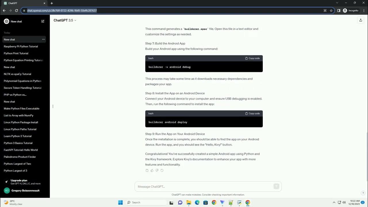 programming android apps with python - YouTube