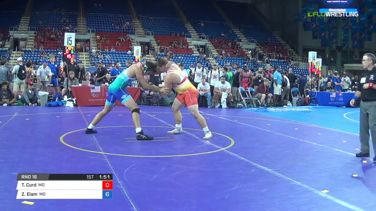 Junior FS 220 Rnd 16 - Tyler Curd (MO) vs. Zach Elam (MO) - YouTube