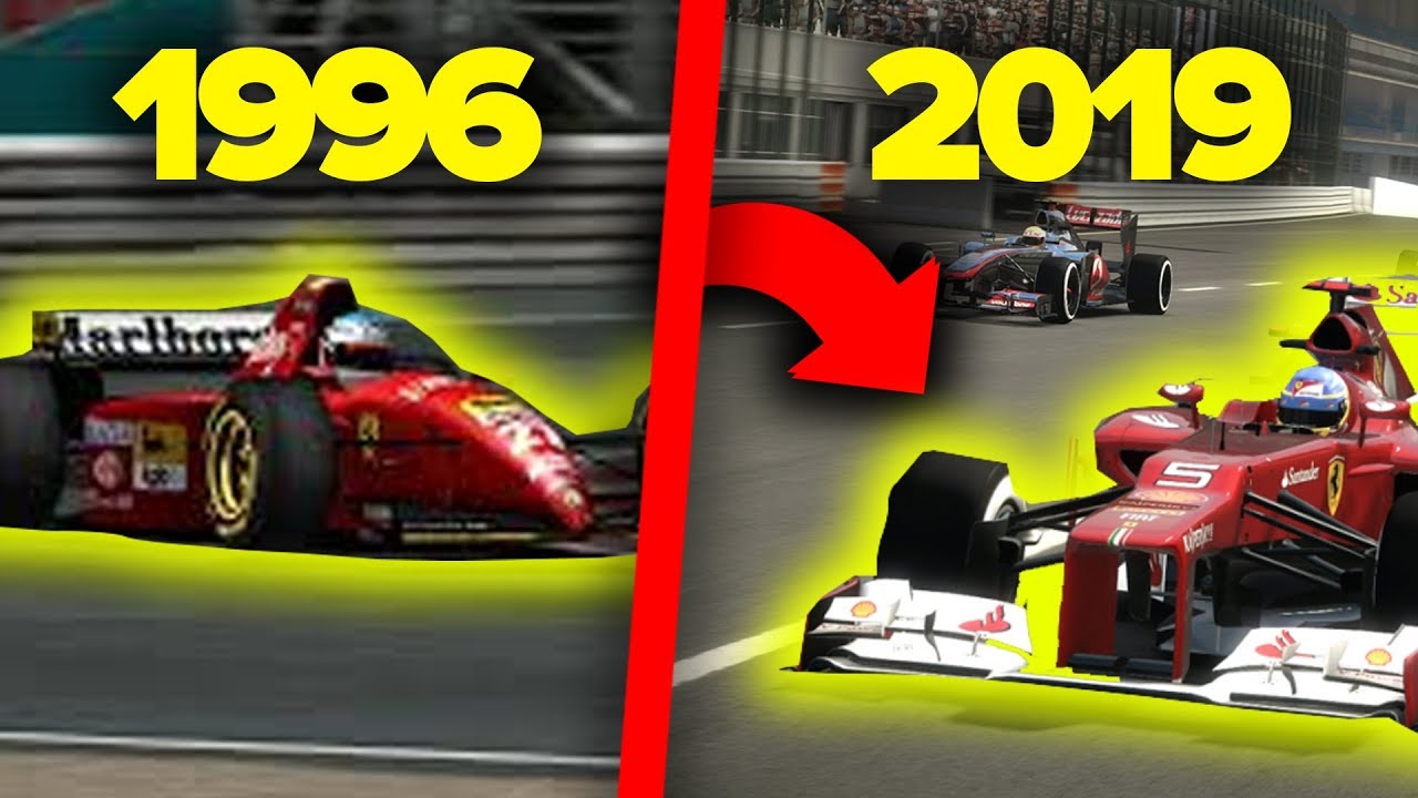 Evolution Of Formula 1 Games 1996-2019 - YouTube