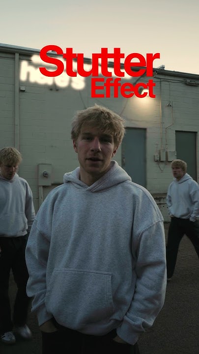 How to do the STUTTER effect🔥 #cinematic #contentcreator #videoediting ...