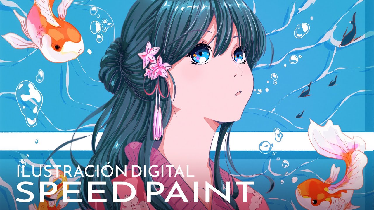 Early SUMMER - DIBUJO DIGITAL -【Speedpaint】Cilp Studio Paint - YouTube