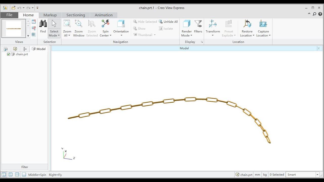 PTC Creo 创建链条( chain ) - YouTube