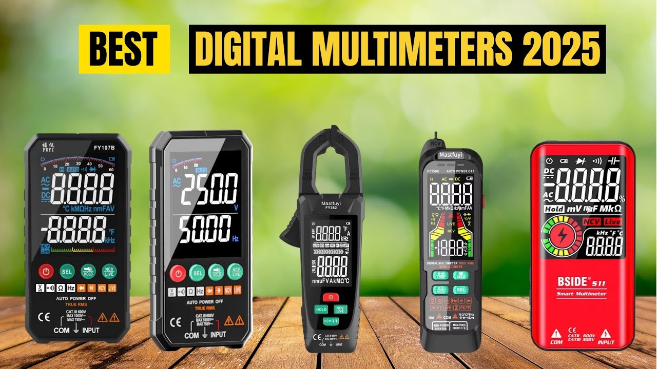 Top 5 Best Digital Multimeters 2025 | Accurate & Easy to Use! - YouTube