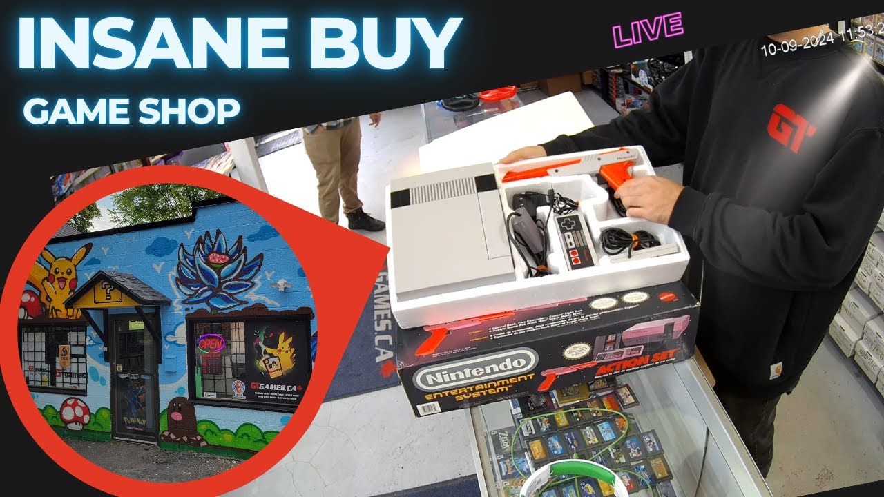 Insane Nintendo and Xbox Trade for CASH! Game Store Live Feed - YouTube