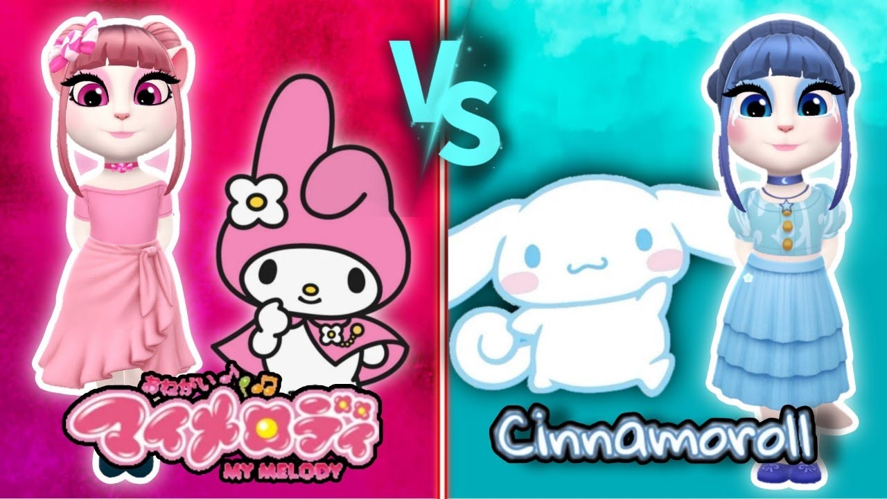 My Talking Angela 2 | Cinnamaroll | Rexaji | Kuromi CosPlay Old Angela ...