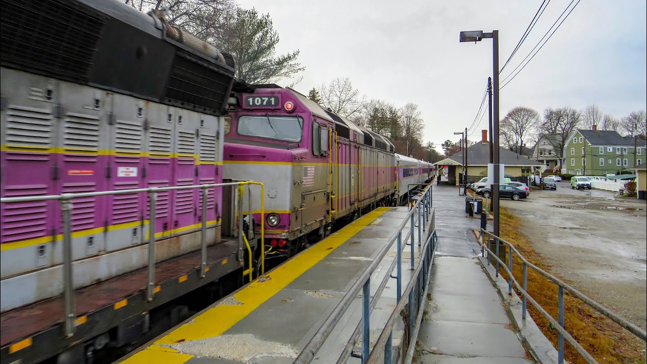 MBTA PTC Test Extra in Beverly Farms with 1116/1071 Doubleheader and ...