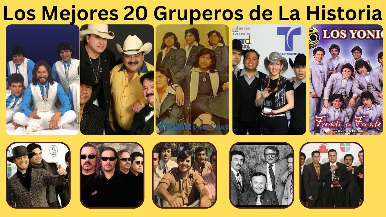 Las Mejores Bandas Gruperas de La Historia - YouTube