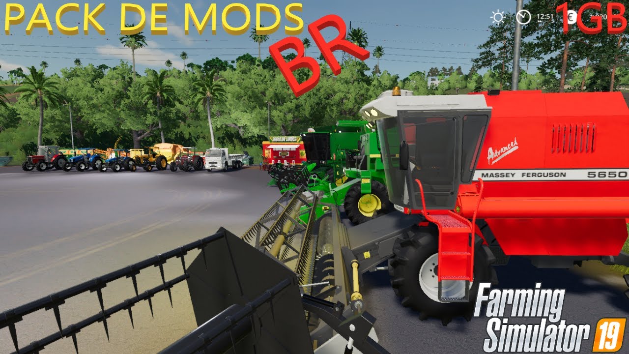 Pack de Mods Brasileiros Farming Simulator 19 - 1GB de Mods - YouTube