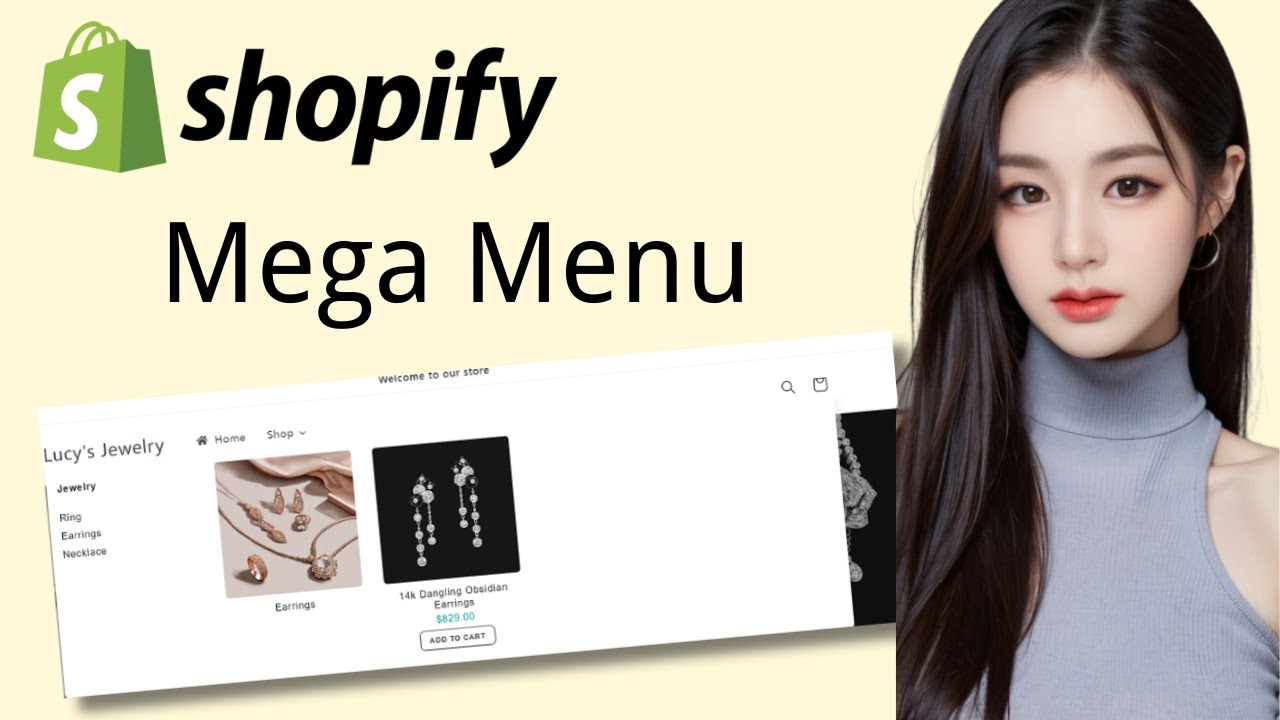 How To Create A Free Shopify Mega Menu With Image? - YouTube