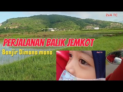 Vlog Perjalanan Balik Ke Jember Kota || Puger - Jember || Banjir Dimana ...
