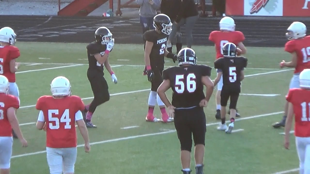 Perkins vs Bellevue 8th Grade Football 10-10-19 - YouTube