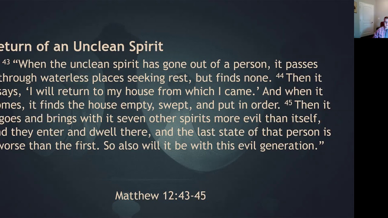 Matthew 12:38-50 Bible Class - YouTube