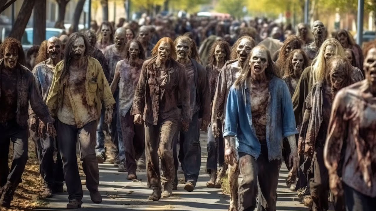 3 Hours of Dead America | DAY ZERO | THE ZOMBIE APOCALYPSE! (Complete ...