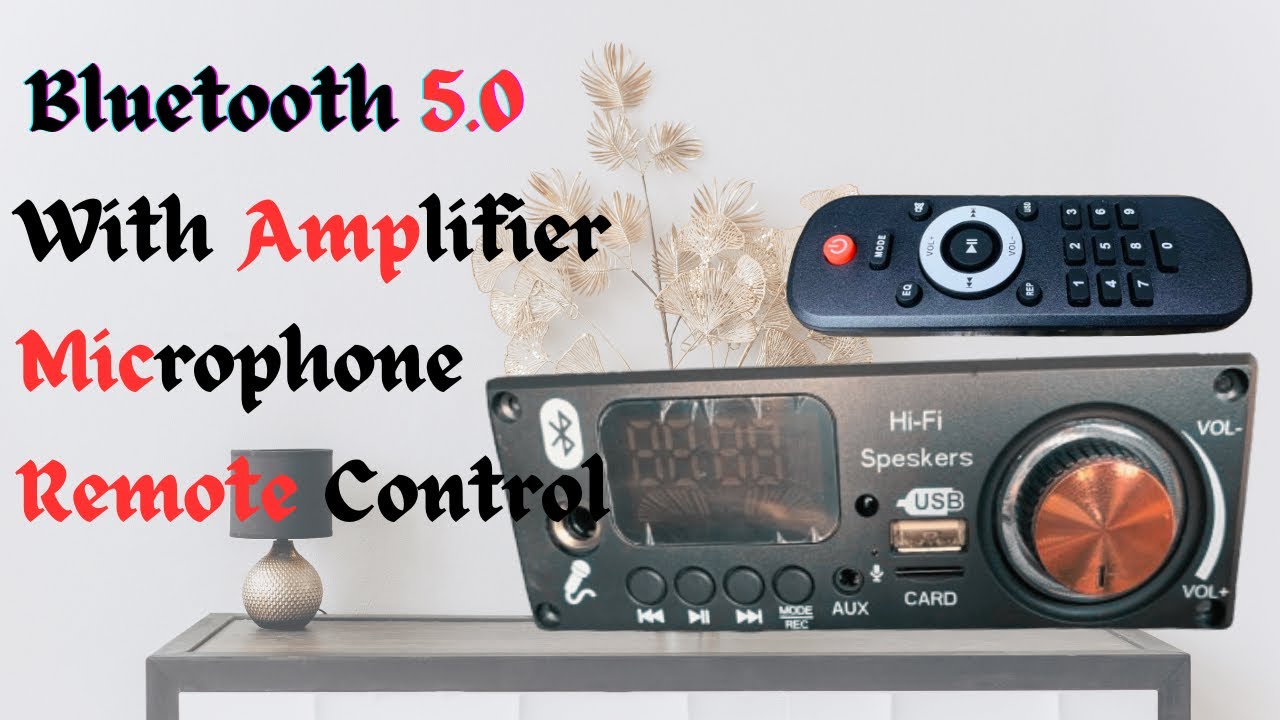 Bluetooth Amplifier Module: Tiny Tech, Big Sound! - YouTube