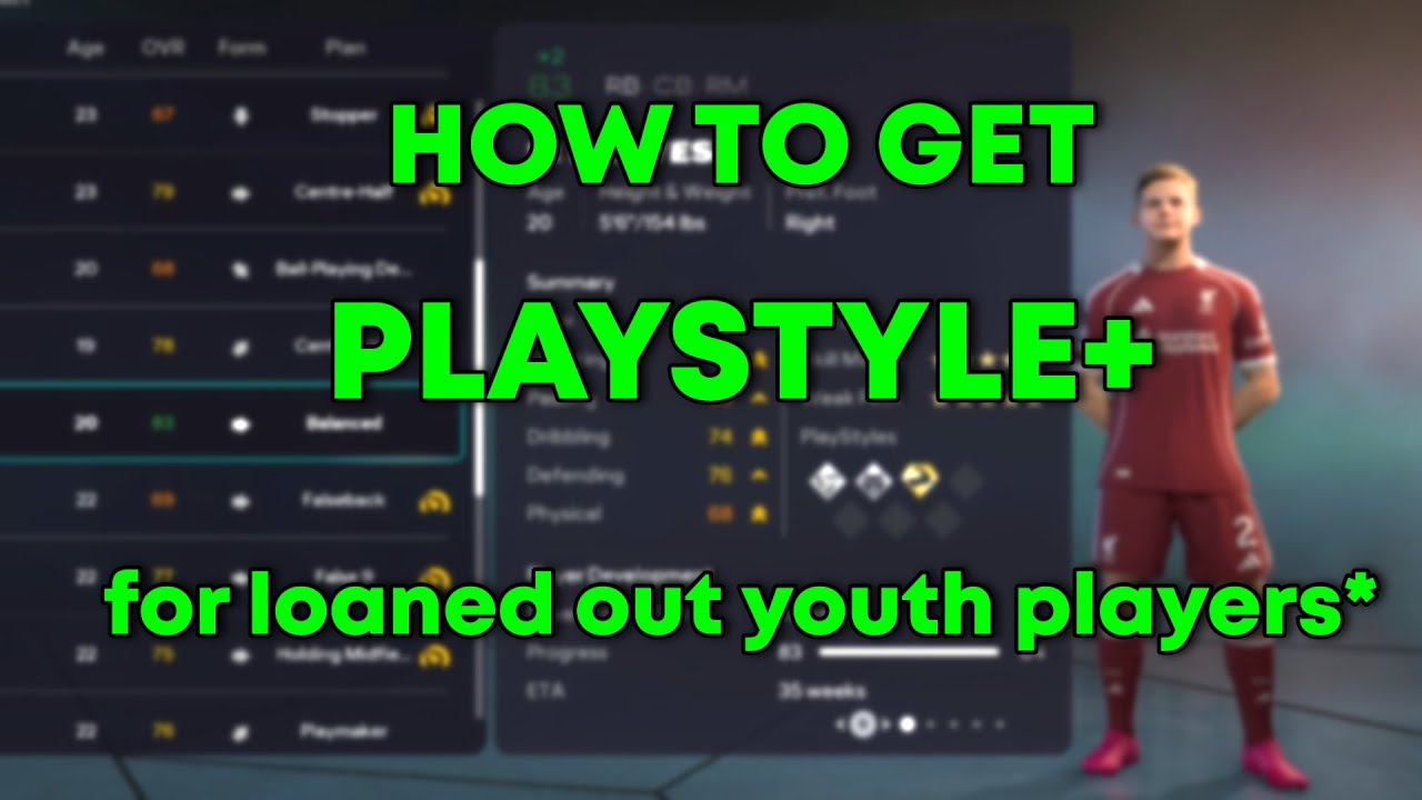 How to Get Playstyle Plus for Loaned Players! - YouTube