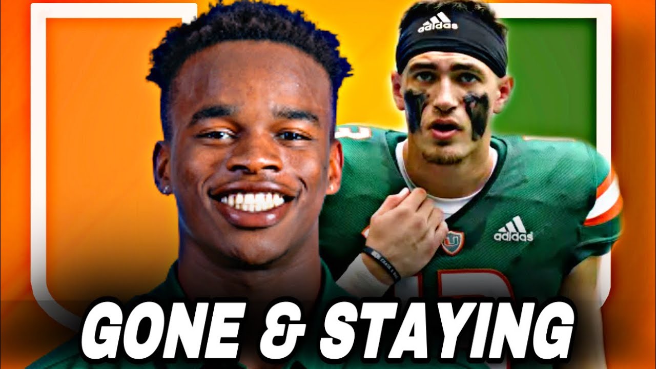 Keyshawn Smith GONE & Jake Garcia STAYING! (MIAMI HURRICANES FOOTBALL ...