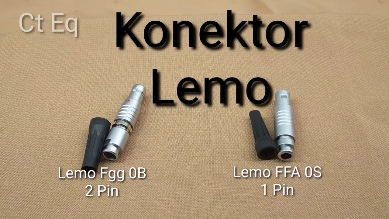 Lemo Fgg 0B 2 Pin Vs Lemo FFA 0S 1 pin #elekronik #komponen #online # ...