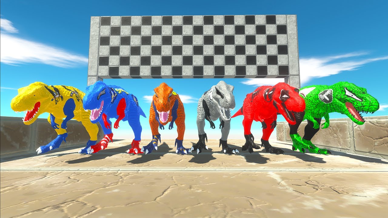 Dc Comics Dinosaur Hunting Trex Dinosaurs Race Champions - Animal ...