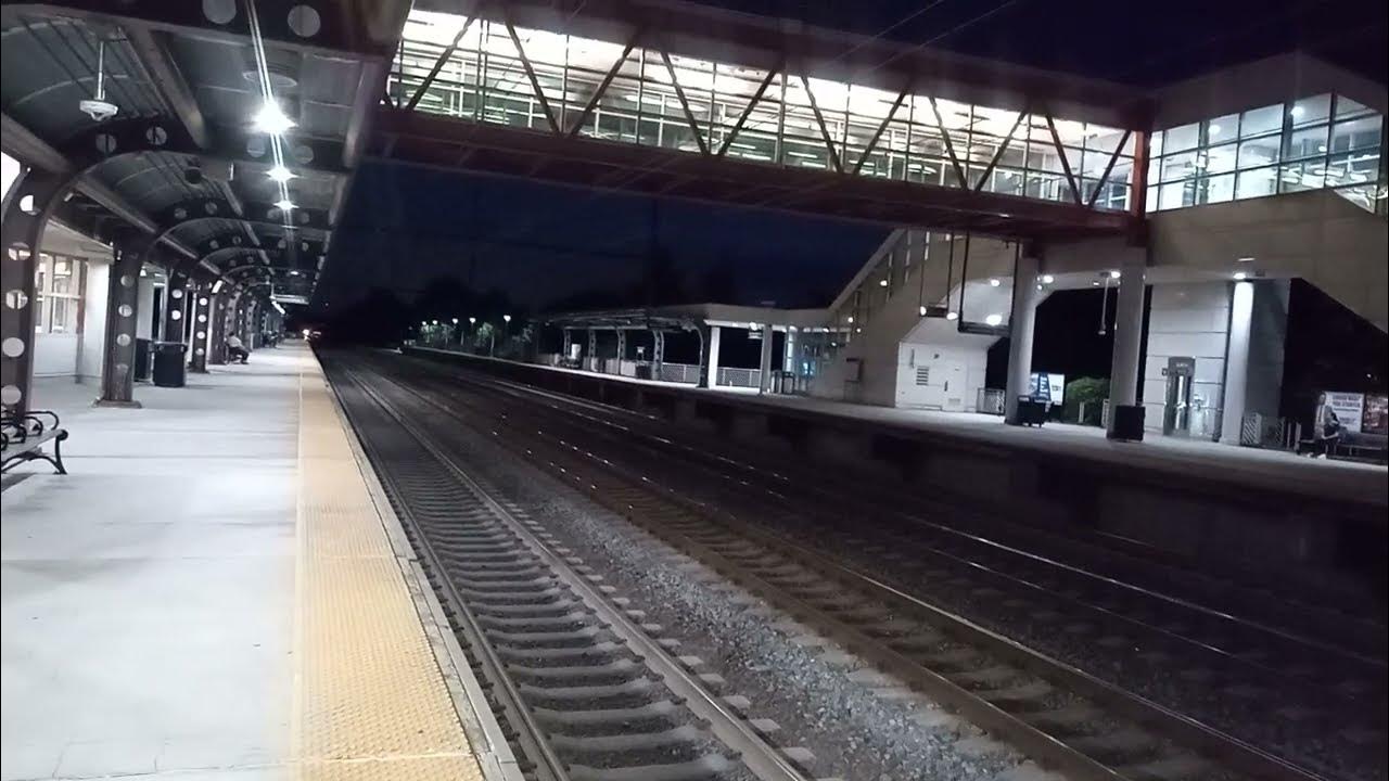 NJ Transit Bi-Level Deadhead Train & Amtrak Keystone 657 at Hamilton - YouTube