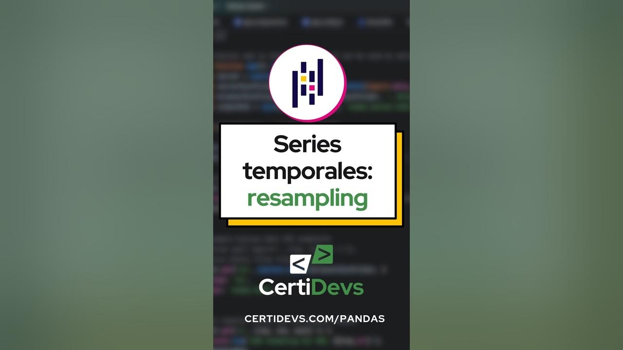 Series temporales y fechas resampling con Python Pandas - YouTube