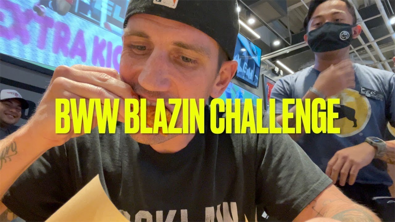 BWW Blazin Challenge. Hottest Wings! - YouTube