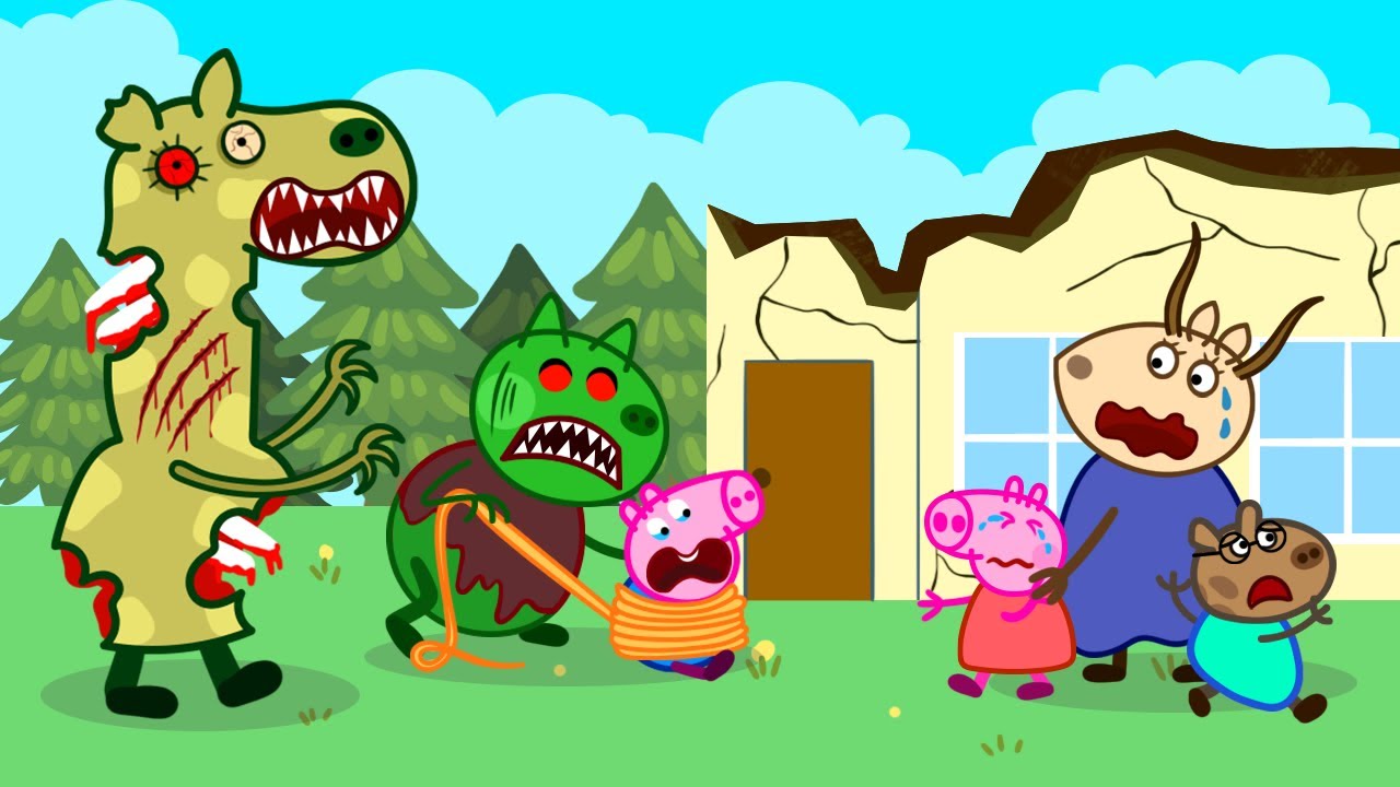 Jungle Zombie, Peppa gets lost and confronts giant Zombies | Peppa Pig ...