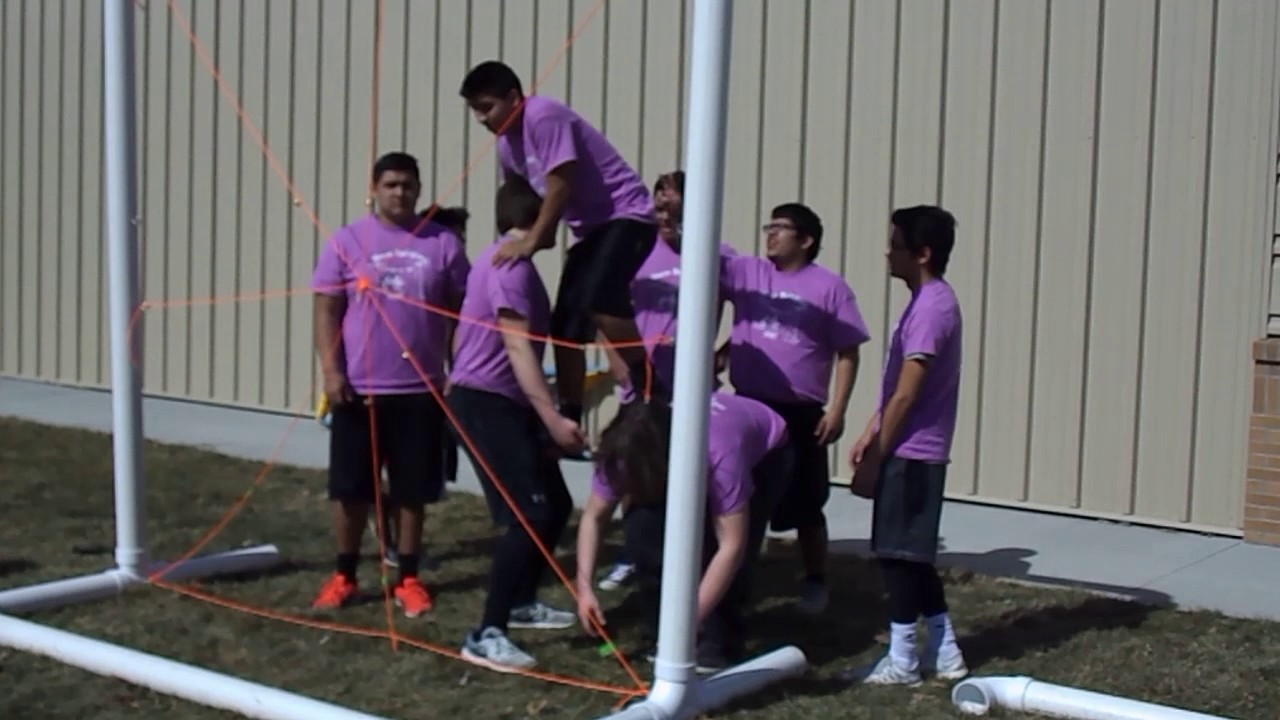 TeamBuilding 2017 Spider Web Challenge - YouTube