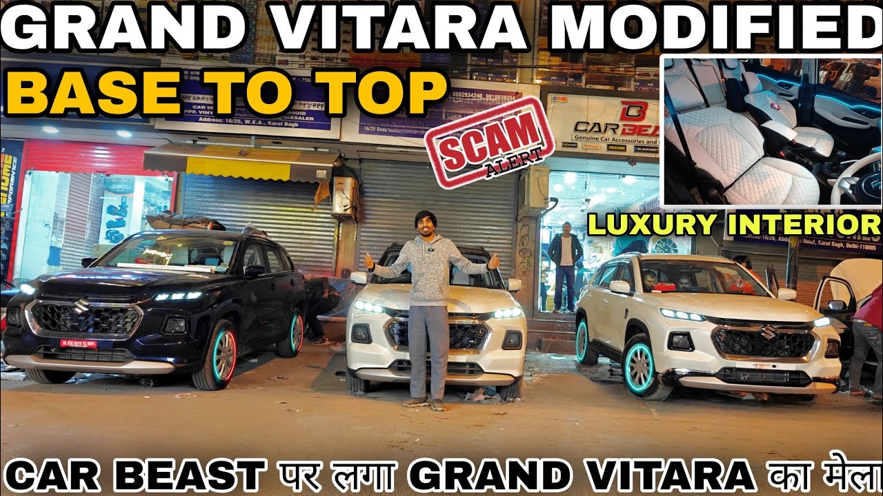 Grand Vitara Sigma Base to Top Modification in 1 Lakh Grand Vitara ...