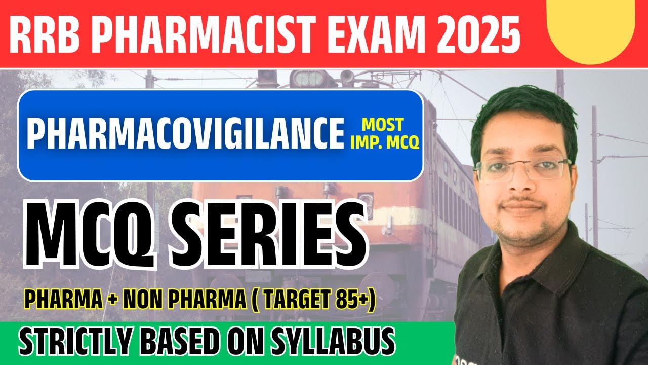 RRB Pharmacist 2024 Pharmacovigilance MCQ@PharmacyPoint - YouTube
