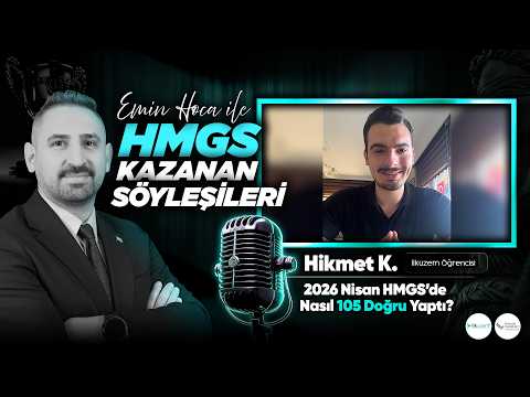 Nisan HMGS'de Nasıl 105 Doğru Yaptı? | Emin Hoca İle HMGS Kazanan Söyleşileri #4