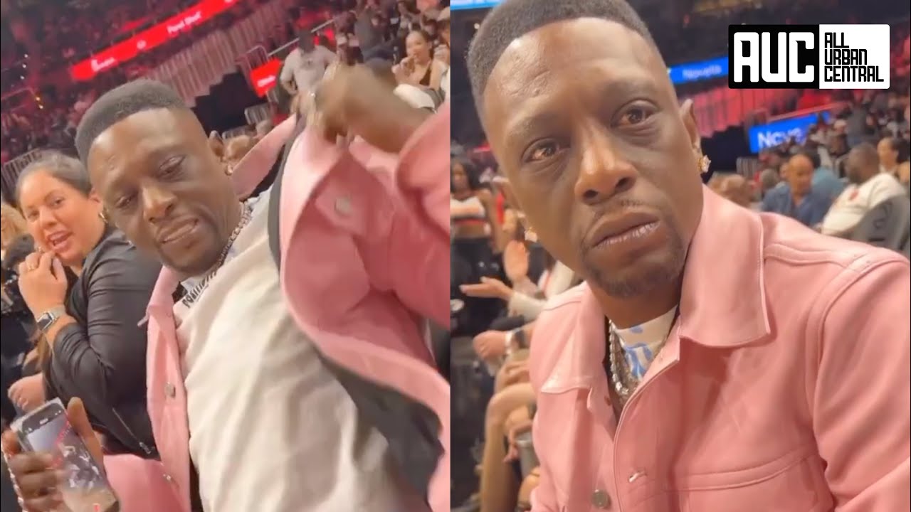 Boosie Mad After They Turn Off "Wipe Me Down" At NBA Game - YouTube