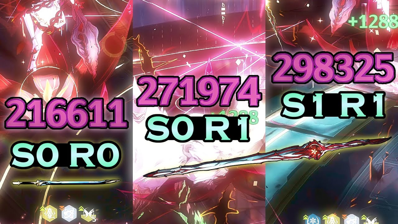 ACTUAL FULL COMBAT TEST: Camellya S0 vs S0R1 vs S1R1 - YouTube