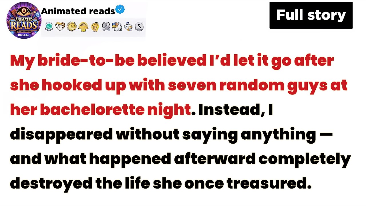 [Full Story] My bride-to-be believed I’d let it go after she hooked up ...