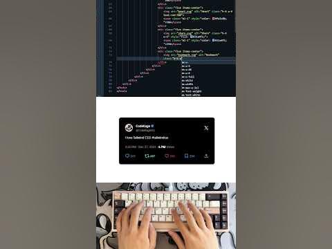 Live-Coding Twitter 𝕏's UI: ASMR HTML/CSS Tutorial 🌟 #TwitterUI #XByElon #Shorts #ASMR # ...