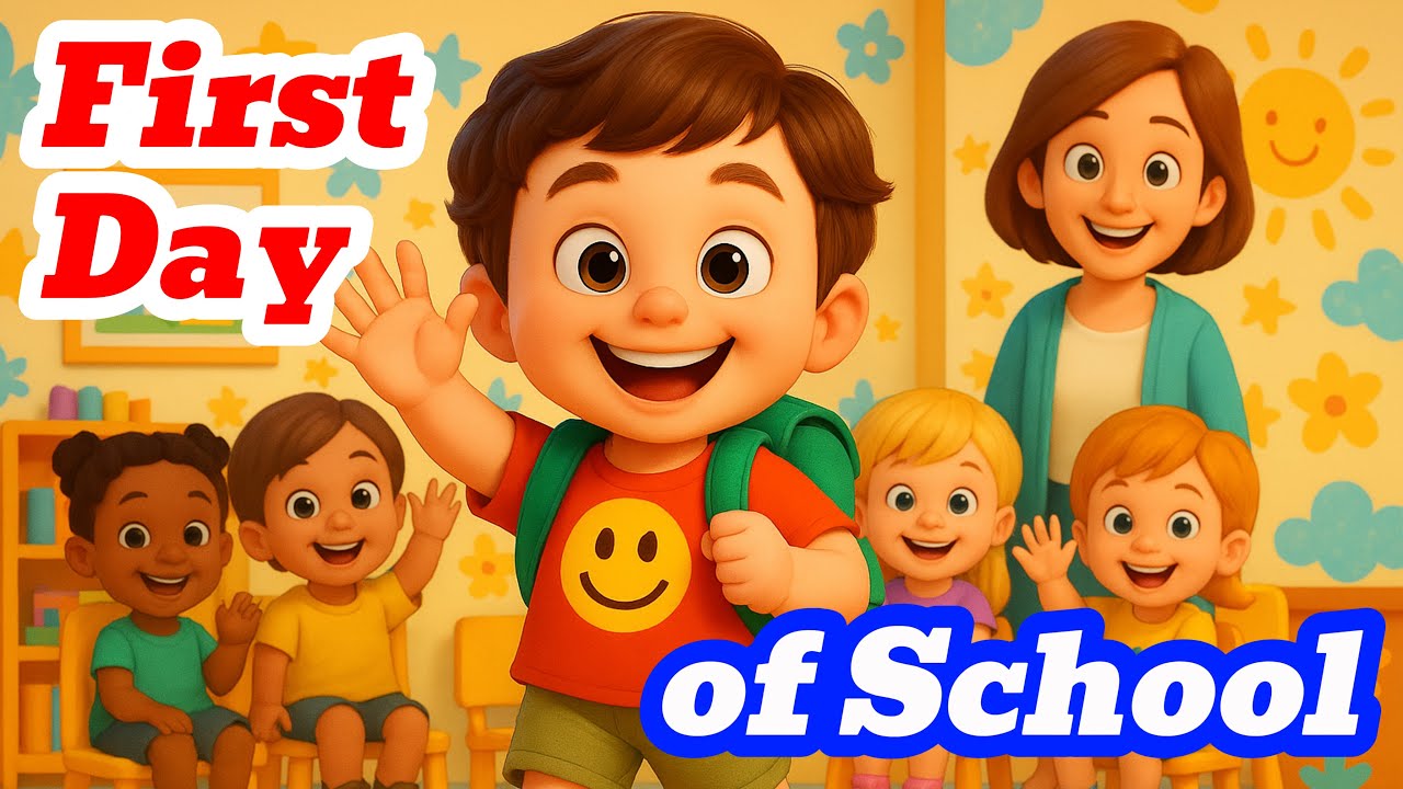 First Day of School | Funny Children's Song - YouTube