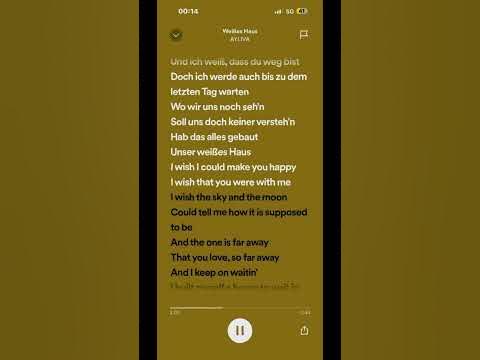 Weisses Haus - Ayliva (lyrics) - YouTube